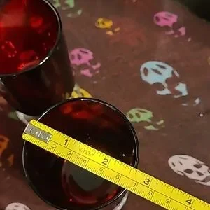 Source Unknown | Accents | Goth Vampire Dinner Party Deep Red Glassware ...